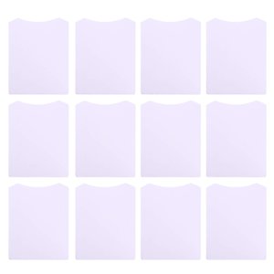 Milisten 50pcs Garment Lining Cardboard Shirt Packaging Cardboard paperplates Cardboard Filler Insert Cardboard Inserts for Clothing DIY Craft letterboard Lining Paper White a4 Fold Clothes