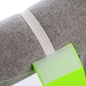 6 Pcs Elastic Football Captain Armbands Adjustable Soccer Arm Bands Player Armbands for Basketball Rugby Green