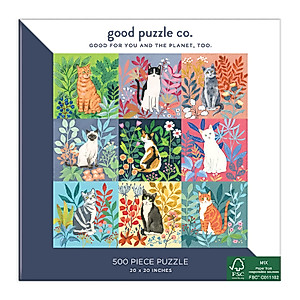 Good Puzzle Co. Cats and Flowers