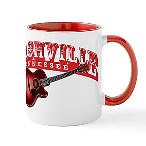 CafePress Nashville Guitar Mug Ceramic Coffee Mug, Tea Cup 11 oz