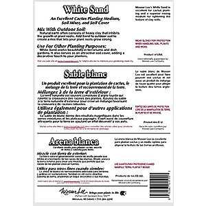 Mosser Lee ML1111 White Sand Soil Cover, 5 lb.