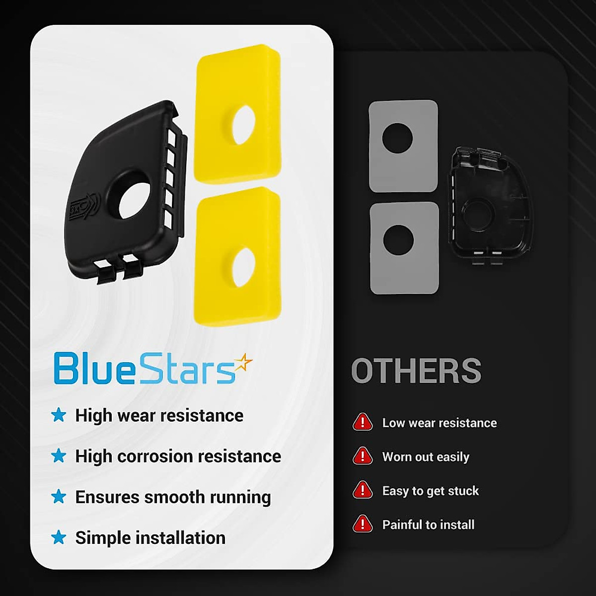 BlueStars Premium-quality 595660 Air Cleaner Cover & 2 packs 799579 Air Filter Kit - Exact fit for BS 4248 5434 590581 08P502 08P602 09P602 09P702 Series Engines MTD Troy Bilt AYP Lawn Mower