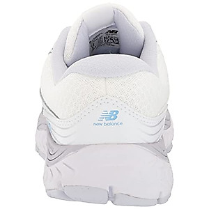 New Balance Women's 840 V3 Walking Shoe, White/Silent Grey, 8.5 X-Wide