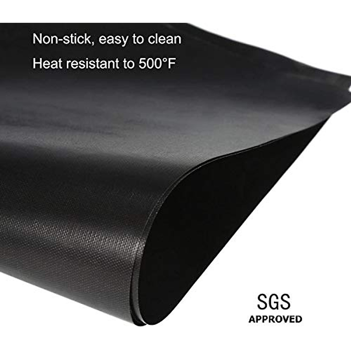 Stove Burner Covers - Gas Stove Protectors Black 0.2mm Double Thickness, Reusable, Non-Stick, Fast Clean Liners for Kitchen/Cooking. Stove top Covers Gas Burners Size 10.6" x 10.6" BPA Free(8 Packs)