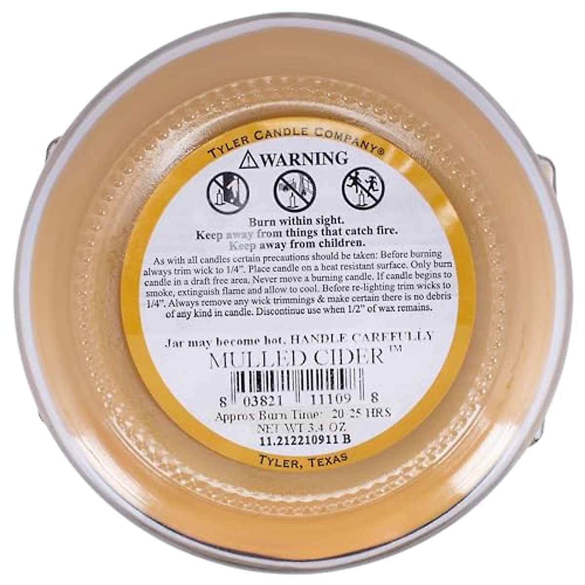 Tyler Candle Co. Mulled Cider Candle 3oz