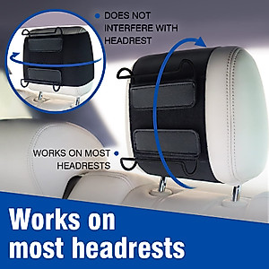 FANGOR 𝟮𝟬𝟮𝟯 𝗨𝗽𝗴𝗿𝗮𝗱𝗲𝗱 2 Pack Tablet Holder for Car, Compatible with 7-9" Kids Tablet/Kindle Fire Hd with a Protective case and 10-12.9” iPad Pro Air/Other Tablets