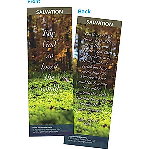Bookmark Scripture Cards - Pack of 100 Variety Bible Memory Verse Cards | Popular, Encouraging Verses with Full Color Graphics | Useful Handouts for Faith Building, Sunday School, or Daily Life
