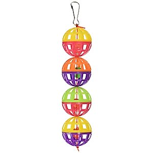 Penn-Plax BA511 4 Count Lattice Balls with Bells