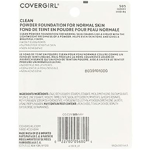 CoverGirl Simply Powder Foundation, Ivory [505] 0.41 oz (Pack of 3)