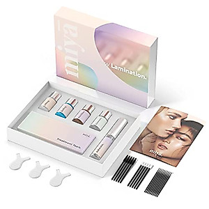 MIYA LASH | Brow Lamination Kit | Professional Eyebrow Lamination with Keratin | DIY Eye Brow Lift Kit | Fuller, Thicker Brows for 6 weeks | Includes Easy to Use Instruction, Treatment Tools & Brushes