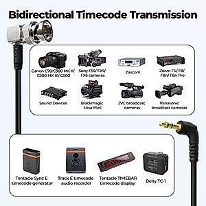 Alvin's Cables Tentacle 3.5mm TRS to BNC Timecode Cable