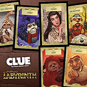 CLUE: Labyrinth | Solve The Mystery - Who Does Jareth Control, Where is Toby, and What Object is Used | Collectible Clue Game Based on Jim Henson’s Labyrinth | Officially-Licensed Game