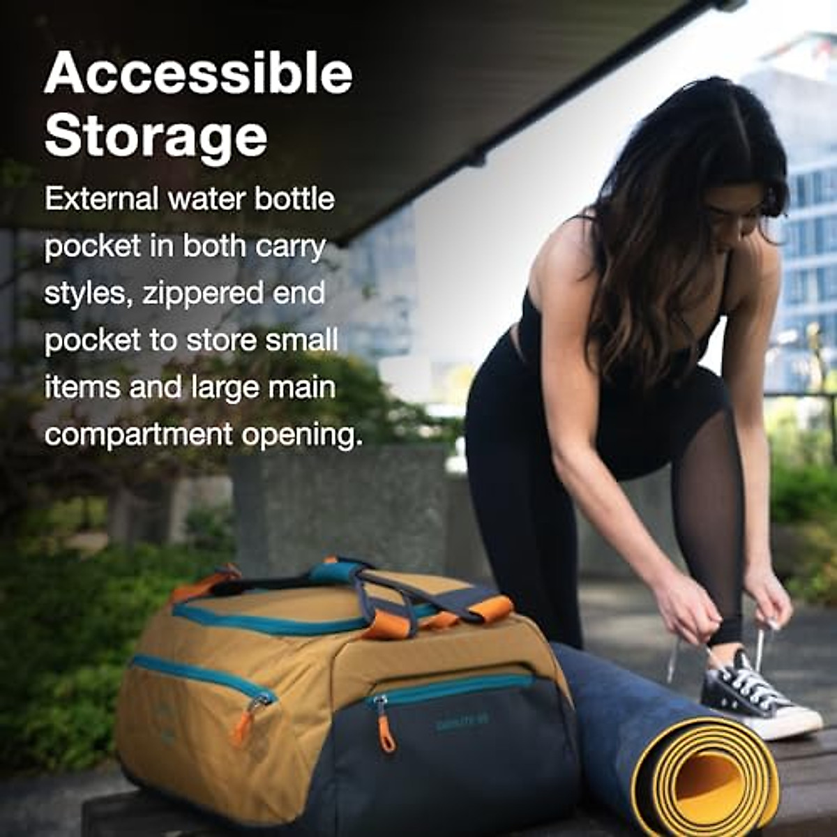 Osprey Daylite 45L Duffel Bag, Black