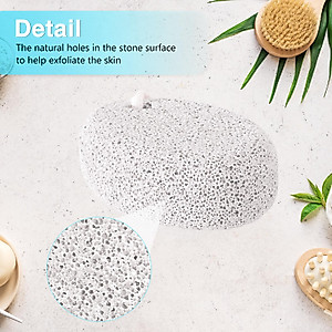 Umigy 20 Pack Natural Pumice Stone for Feet Lava Pedicure Tools Hard Skin Callus Remover for Men Women Feet and Hands Natural Foot File Exfoliation to Remove Dead Skin, Elbows (White)