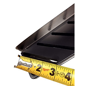 Restaurant/Commercial Kitchen Knife Rack - Holds 10 Knives & Honing Steels - Stainless Steel Wall Mounted Knife Storage