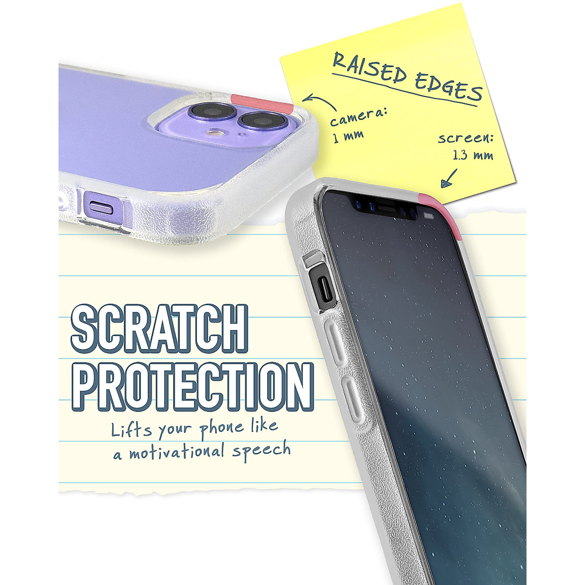 Smartish iPhone 12 Mini Slim Case - Gripmunk [Lightweight + Protective] Thin Cover (Silk) - Nothin' to Hide