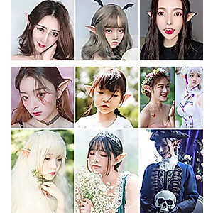 LYW 4 Pair Elf Ears Cosplay For Halloween Christmas Cosplay Accessories