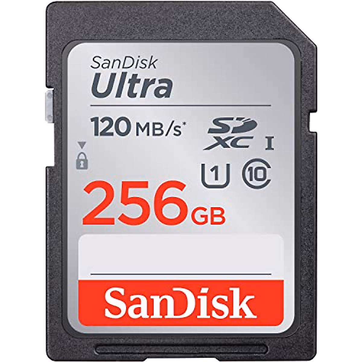 SanDisk 256GB Ultra SDXC UHS-I Memory Card - 120MB/s, C10, U1, Full HD, SD Card - SDSDUN4-256G-GN6IN