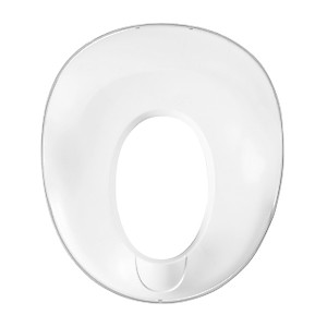 Ubbi Adjustable Toilet Trainer for Toddlers in Potty Training with Built-in Handles and Bonus Potty Hook for Easy Storage, Gray