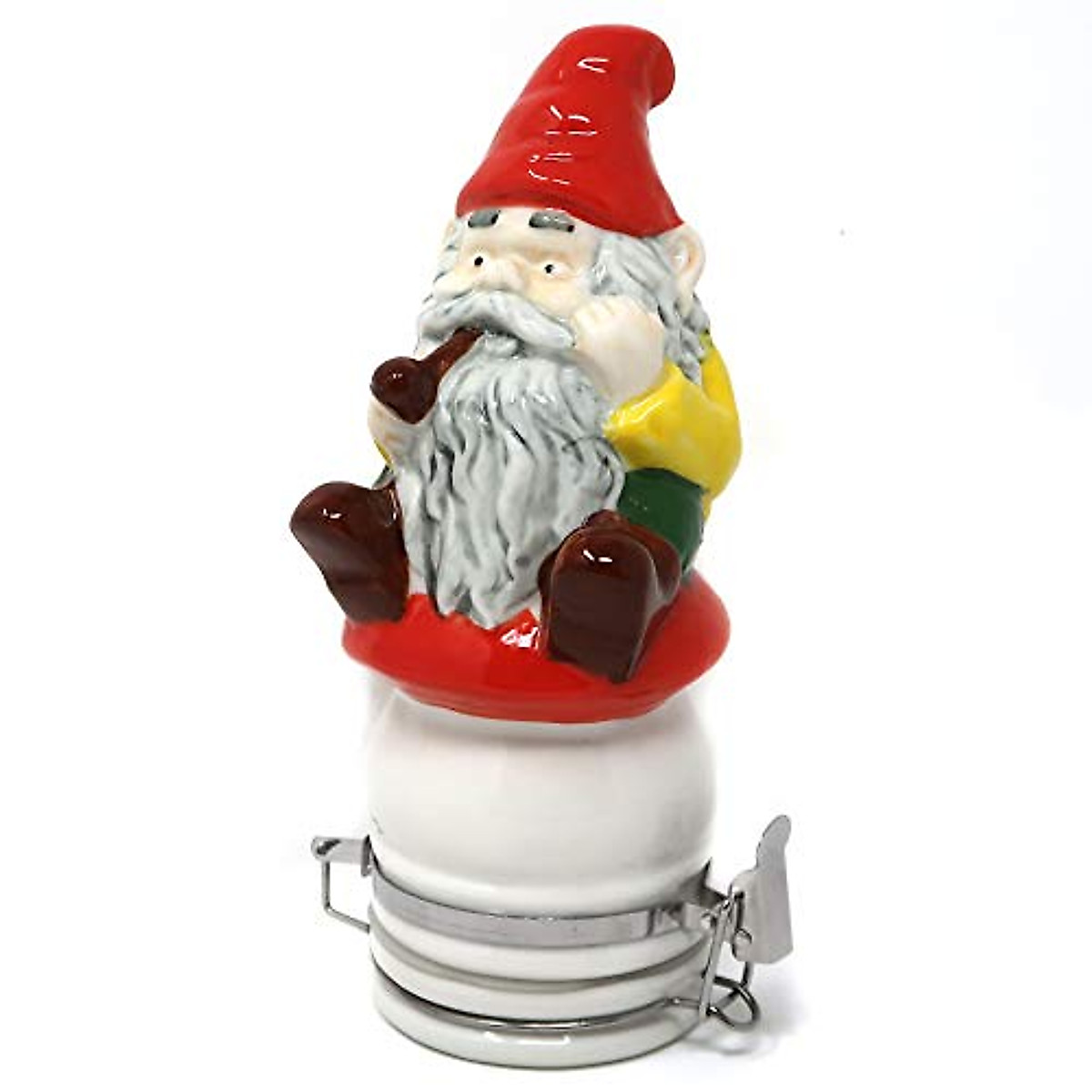 Smoking Gnome Porcelain Container (250mL/Large)