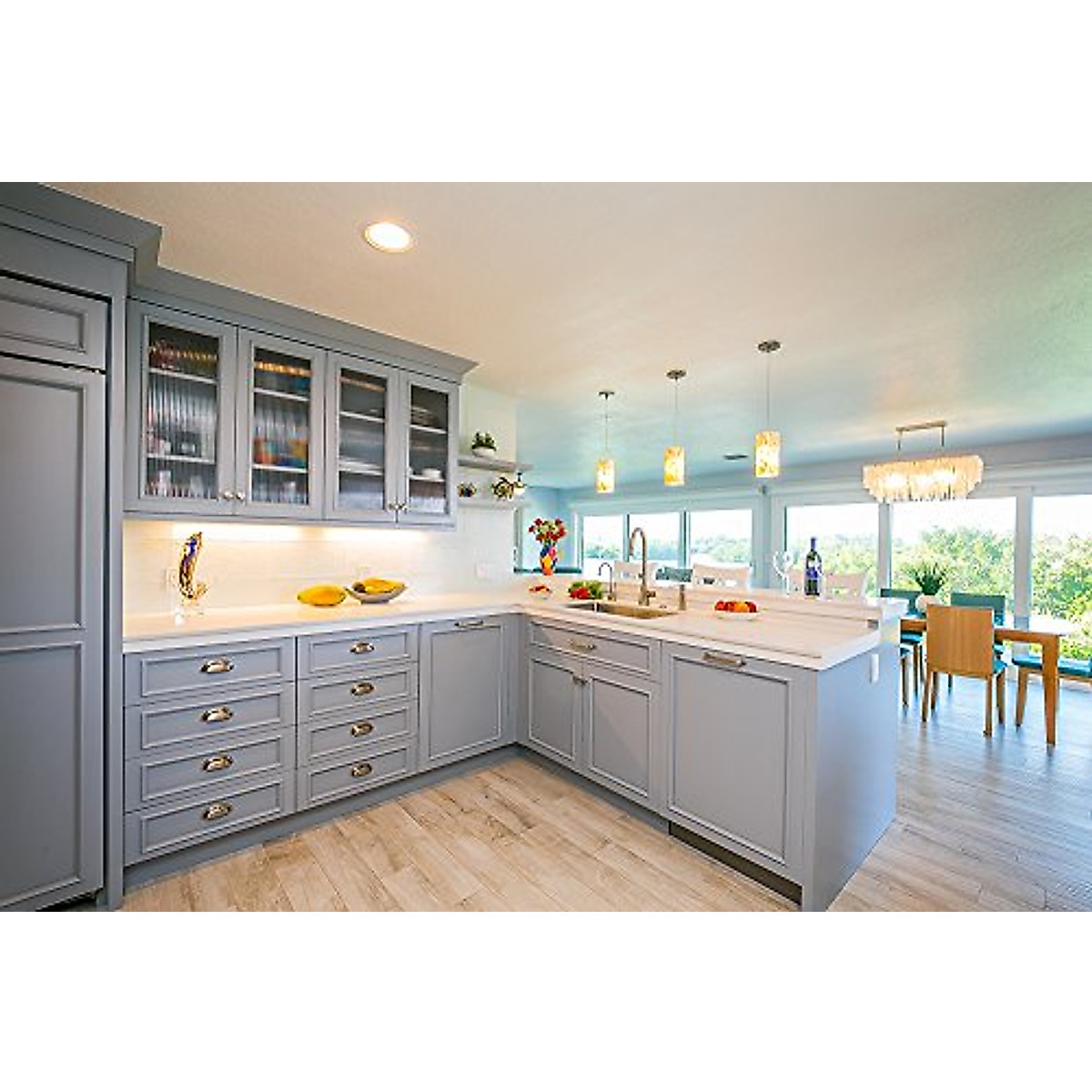 Federal Brace Designer Floating Shelf Proudly Made in America (White, 40x10x3.25)