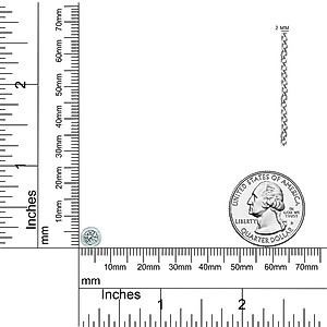 1/2 Carat | 14K White Gold | Natural Diamond Bezel Solitaire Diamond Pendant Necklace | H-I Color, I3 Clarity | Tanache