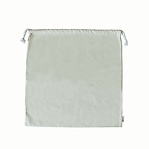 Augbunny 100% Cotton Canvas Travel Laundry Bag, 2-Pack