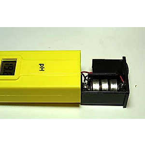 CityFarmer PH Pen, Digital pH Meter, PH Meter for Water Hydroponics, with 2 Pack of Calibration Solution Mixture Included