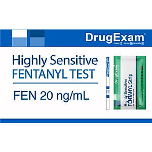 25 Pack - DrugExam Made in USA, FYT Urine Test Kit, Urine Test Strips, Highly Sensitive and Easy to Use. Drug Test Kit. Fen Test Kit. Highly Sensive Urine Test Kit.
