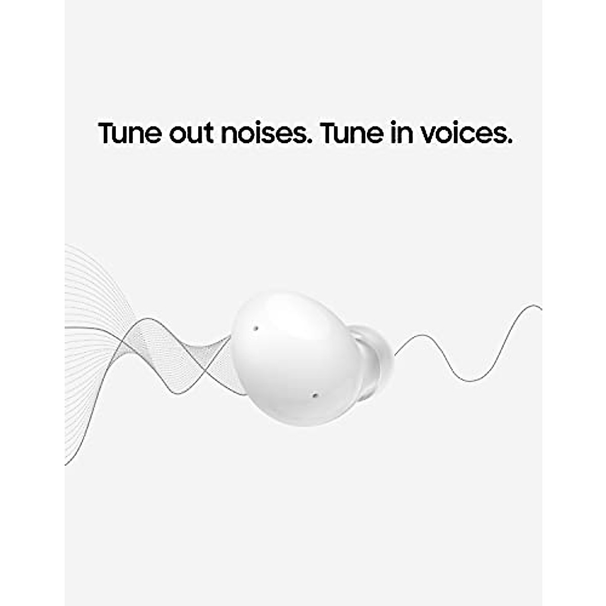 Samsung Galaxy Buds 2 True Wireless Noise Cancelling Bluetooth Earbuds - White (Renewed)