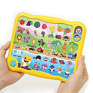 Baby Shark Sing & Learn Pad with Lyrics Booklet, Baby Shark Toys, Interactive Learning Toys for Toddlers, Learning & Education Toys, Baby Shark Gifts for Babies