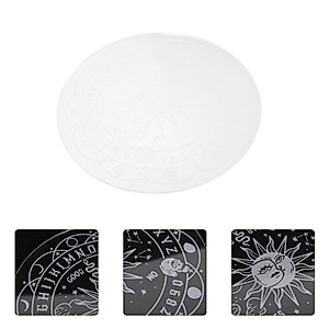 Abaodam 5pcs Pendulum Dashboard Desktop Divination Board Divination Supplies Divination Accessory Witch Pendulum Board Letter Decor Witch Decor Divination Prop Number Acrylic Tool