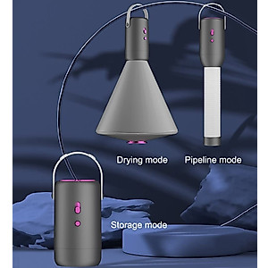 Mini Dryer, 110V Multifunctional Portable Clothes Dryer with Low Noise for Camping Hiking Business Trips Rainy Days