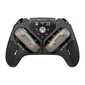 Turtle Beach Stealth Pivot Wireless Smart Game Controller Officially Licensed for Windows PC – Rotating Modules, Display Dashboard, Hall-Effect Sticks, Remappable Buttons, Bluetooth, 20-Hour Battery