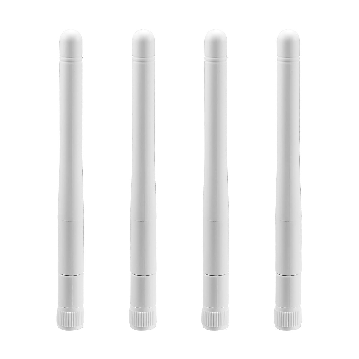 Bingfu External WiFi Antenna RP-SMA 2.4GHz 5GHz 5.8GHz 3dBi Dual Band Wireless Antennas Replacement (4-Pack) for WiFi Router Security IP Camera Access Point USB WiFi Adapter Antennae