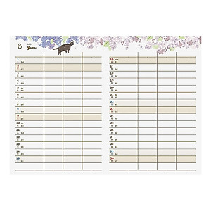 2024 Notebook A6 1000128301 Monthly Family Diary