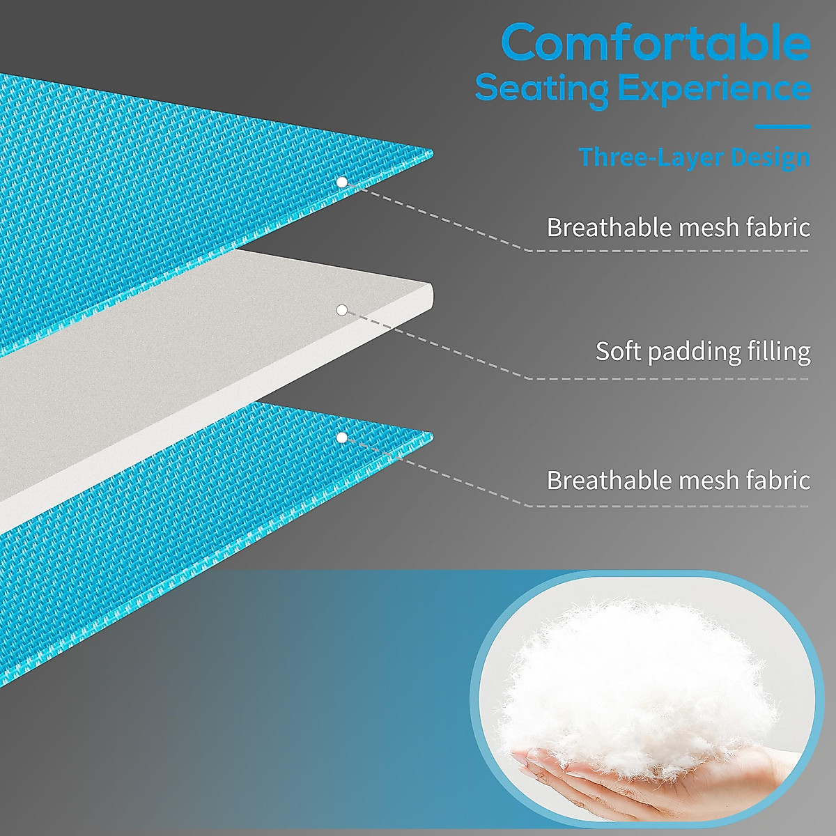 Outsunny Outdoor Chaise Lounge with Wheels, Five Position Recliner for Sunbathing, Suntanning, Steel Frame, Breathable Fabric for Beach, Yard, Patio, Blue