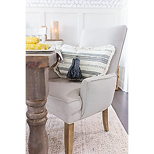 Mud Pie Tassel Fringe Pillow, Lumbar