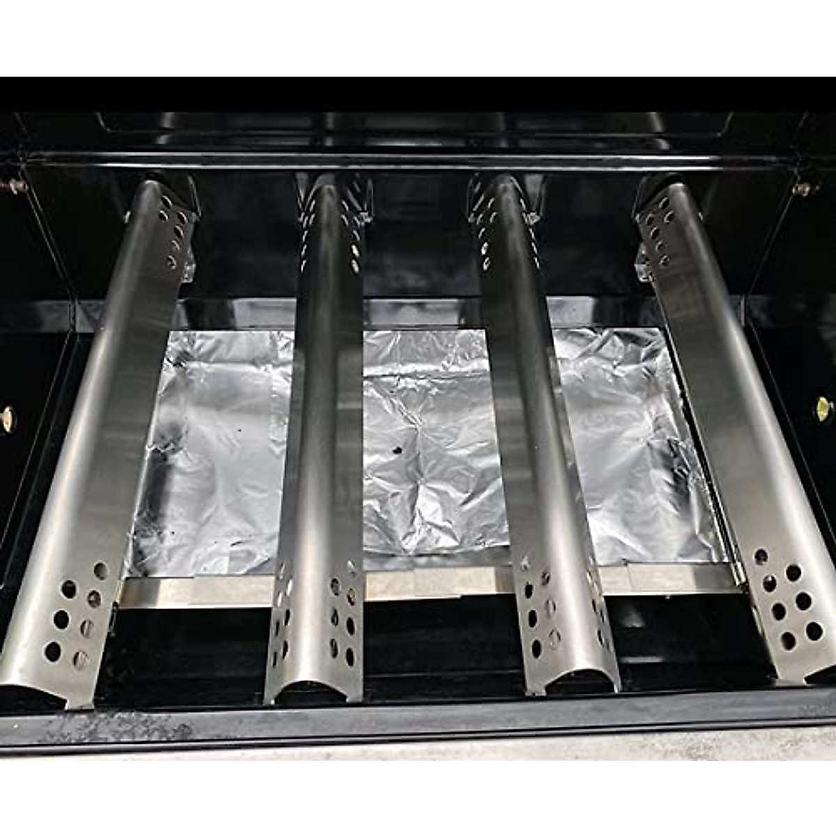 Votenli S47E(4-Pack) Repair Kit (16 15/16" Heat Plates) Replacement for Charbroil 463361017, 463673517, 463673017, 463376018P2, 463376117, 463275517, 463377117, 463673617, 463377017, 463347017