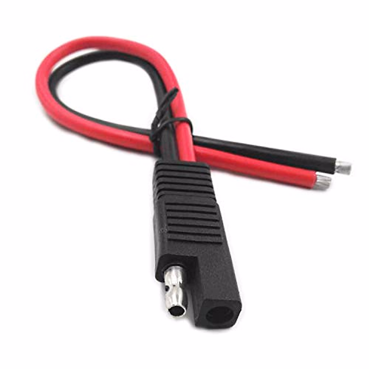 LIXINTIAN 10AWG SAE Connector Extension Cable, (2Pack) SAE Quick Connector Disconnect Plug SAE Automotive Extension Cable, Solar Panel SAE Plug(30cm/1ft)