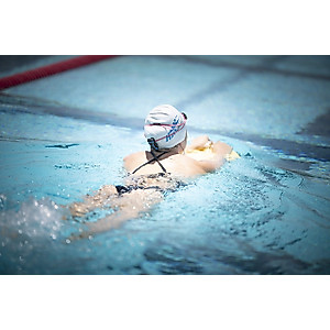 100% Waterproof Stream MP3 Music Player with Bluetooth and Underwater Headphones for Swimming Laps, Watersports, Normal Cord, 8GB – by H2O Audio