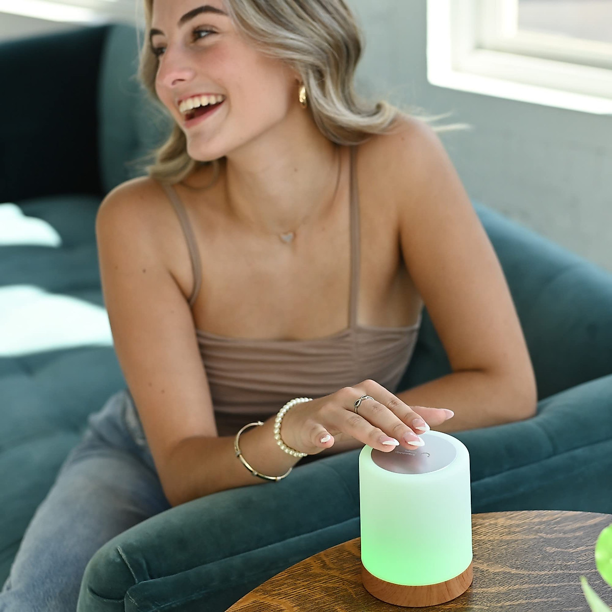LuvLink Friendship Lamp v2.0 - Extended WiFi Range - Simple Bluetooth Setup (Set of Three)