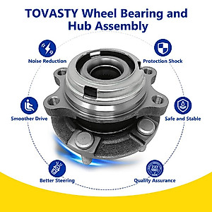 TOVASTY Rear Wheel Bearing and Hub Assembly MB90310 for Kia Soul