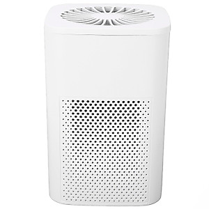 Air Purifiers Solar Powered Filter Air Cleaner for Pollen Smoke Dusts Pets Dander Bedroom Car Dog House Chicken Office Living Room Kitchen White