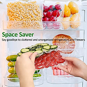 Vacuum Sealer Bags Roll 2 Pcs 11" x 150' Rolls (Total 300 feet) Vac Seal Bags for Food Saver Storage, Meal Saver Freezer Vacuum Sealer Bags, Sous Vide Bags Vacuum Sealer, Non-BPA Vacuum Sealer Bags