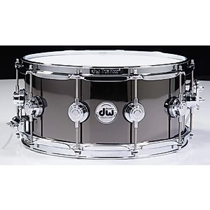 DW Collector's Series Black Nickel Over Brass Snare Drum 6.5x14" DRVB6514SVC