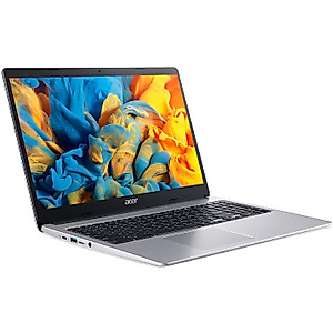 Acer 2022 15inch HD IPS Chromebook, Intel Dual-Core Celeron Processor Up to 2.55GHz, 4GB RAM, 32GB Storage, Super-Fast WiFi Up to 1300 Mbps, Chrome OS-(Renewed) (Dale Silver)