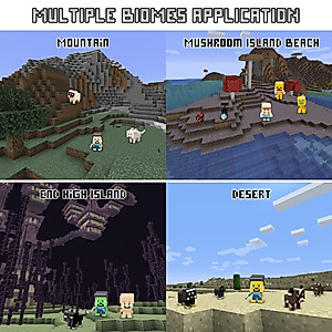 MOYEE Mini Figures, 36 Pack Action Figures Toys, Cute Game Series Characters Cake Toppers for Collection Birthday Party Supplies Easter Egg Fillers, Party Gift for Kids Boys Fans