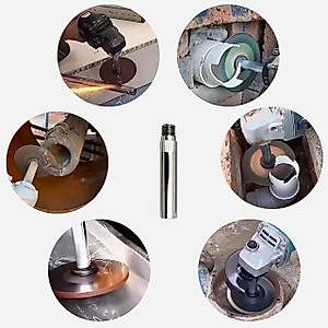 Gaquolam 5/8"-11 Thread Angle Grinder Extension Shaft Set Connecting Rotary Rod Car Polishing Adapter of 3pcs, 3 inch, 3.9inch, 5.5inch