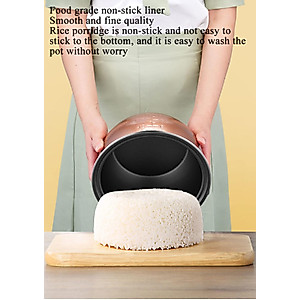 Rice Cooker with Steamer Insert, Blue, Slow Cooker with Keep Warm Function, Steamer, Rice Cooker,Blue-5L